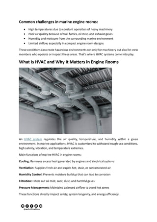 The Role of HVAC in Marine Engine Room Safety | PDF
