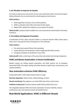 The Role of HVAC in Marine Engine Room Safety | PDF