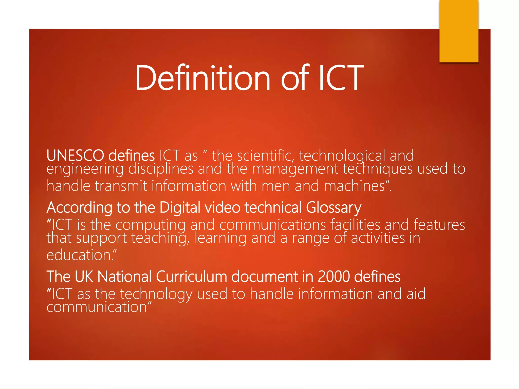 The Role of ICT in Key Sectors of Society’s Development | PPTX