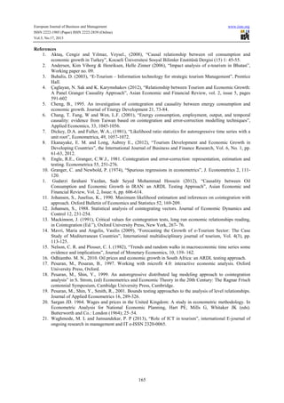 The role of ict in tourism industry on economic growth case study iran ...