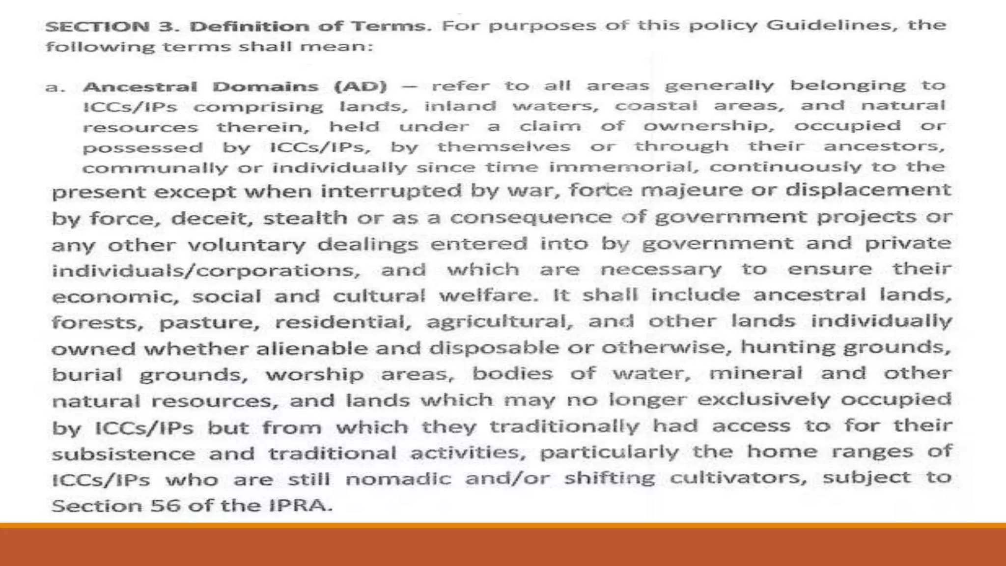 The Roles of Indigenous Peoples Organization, Tribal Leaders ...