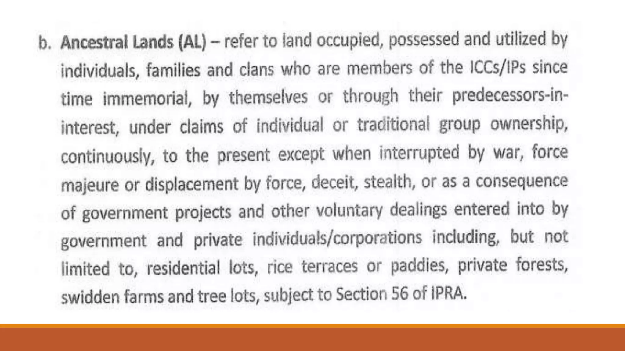 The Roles of Indigenous Peoples Organization, Tribal Leaders ...