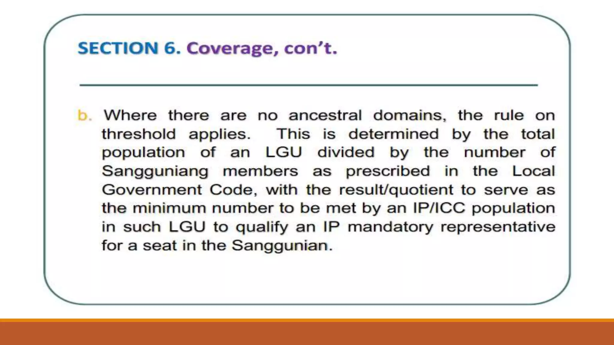 The Roles of Indigenous Peoples Organization, Tribal Leaders ...