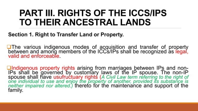 The Roles of Indigenous Peoples Organization, Tribal Leaders ...