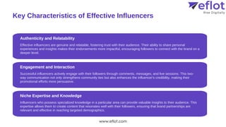 The Role of Influencer Application in Marketing | PPT
