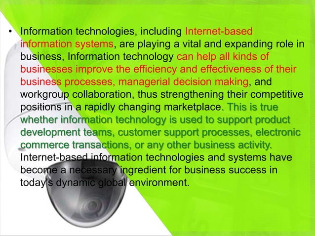 The Role Of Information System the-role-of-information-system
