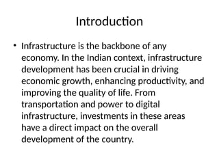 The Role of Infrastructure Towards the Growth of.pptx