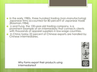 The role of intemediaries | PPTX | Business | Business and Finance