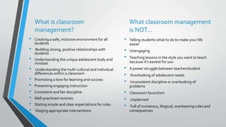 The role of interaction in classroom management | PPTX