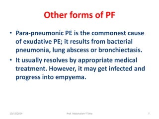 The role of interventional radiology in management of Plural effusion ...