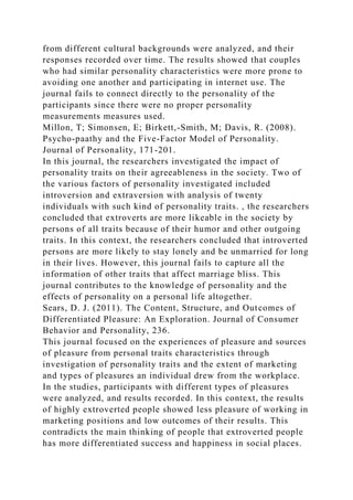 The Role of Introversion vs. Extroversion on Marital Bliss5.docx