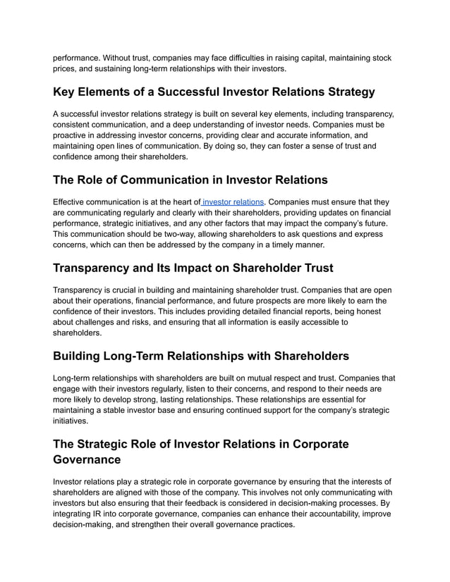 The Role of Investor Relations in Building Trust with Shareholders.pdf