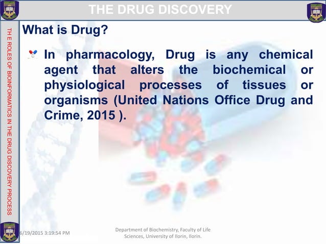 The Role of Bioinformatics in The Drug Discovery Process | PPTX ...