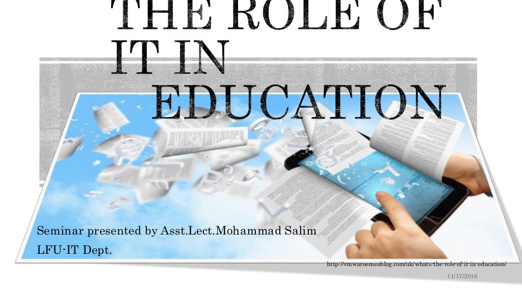 The Role Of It In Education the-role-of-it-in-education