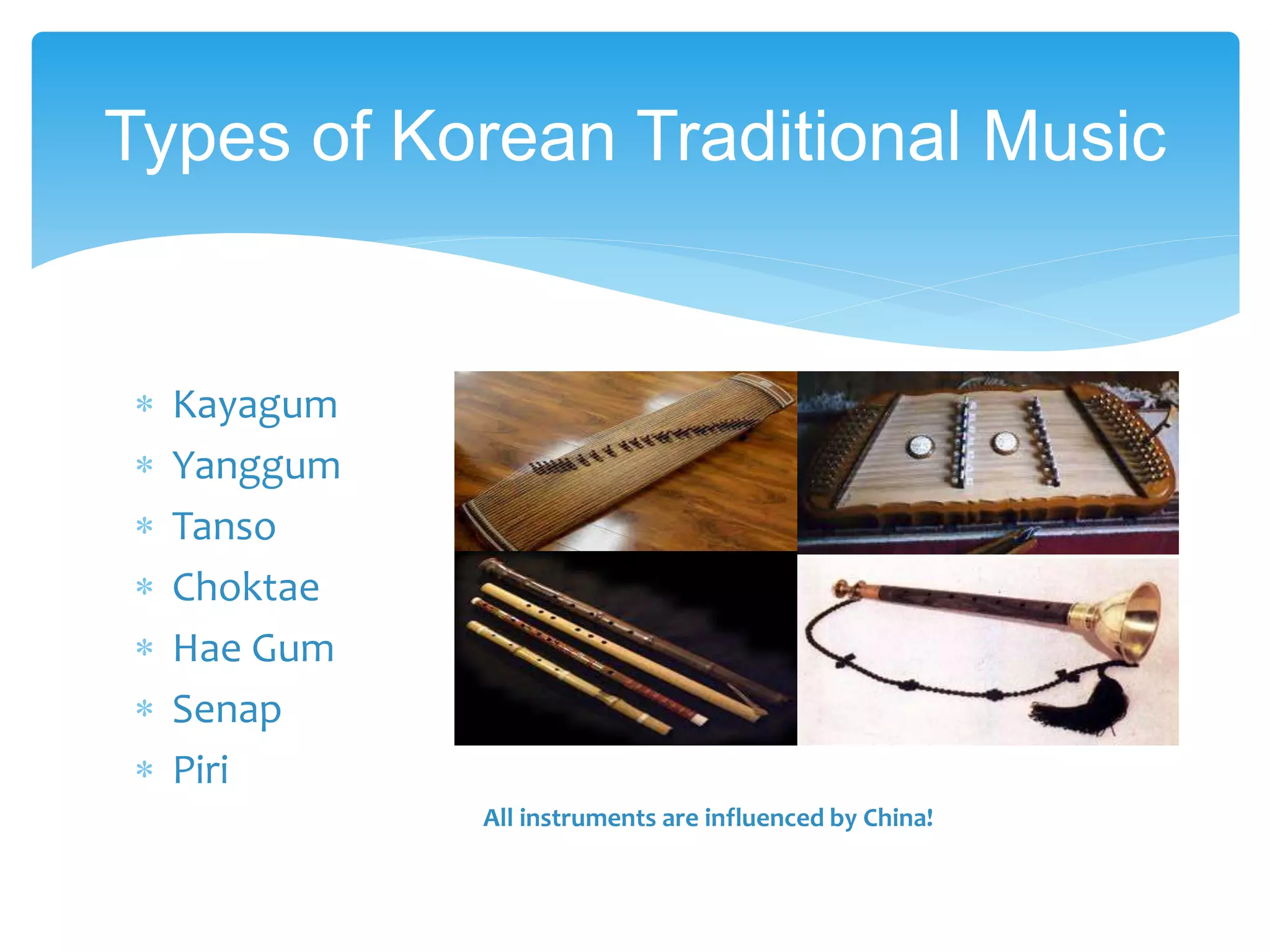 The role of korean music to the society | PPTX