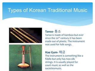 The role of korean music to the society | PPT | Free Download