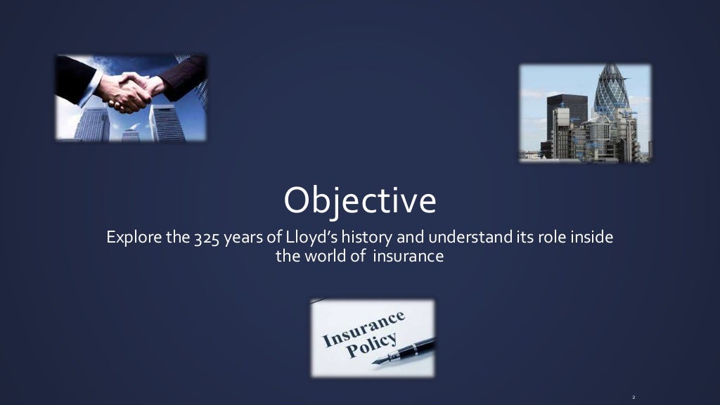 The role of lloyd’s in insurance