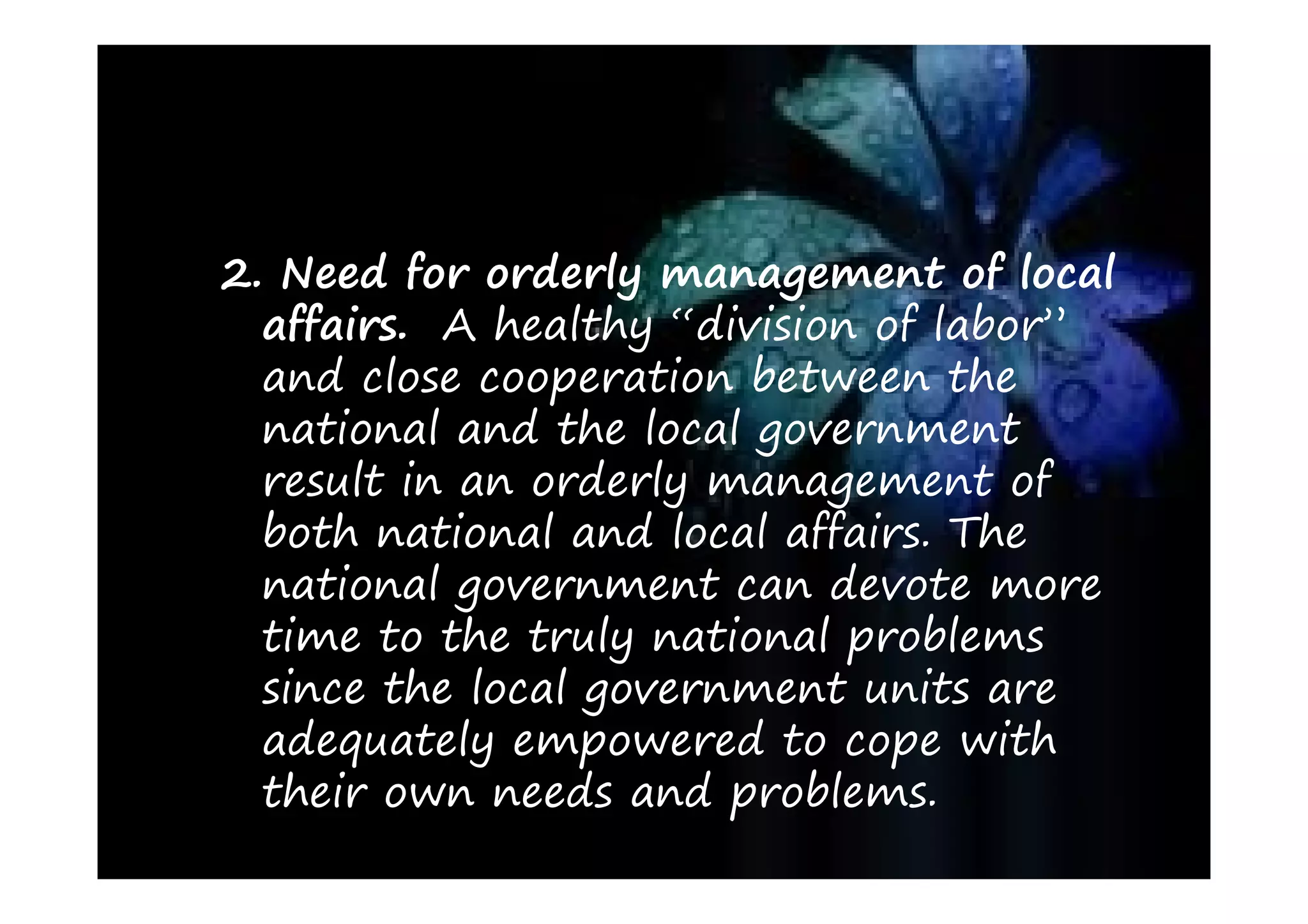 The Role of Local Government in Development | PDF