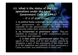 The Role of Local Government in Development | PDF