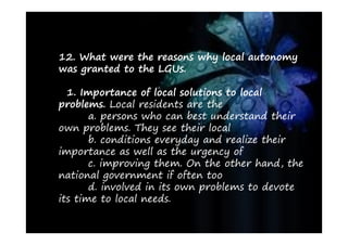 The Role of Local Government in Development | PDF