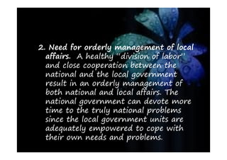 The Role of Local Government in Development | PDF
