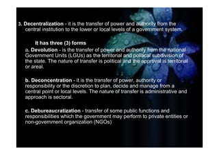 The Role of Local Government in Development | PDF