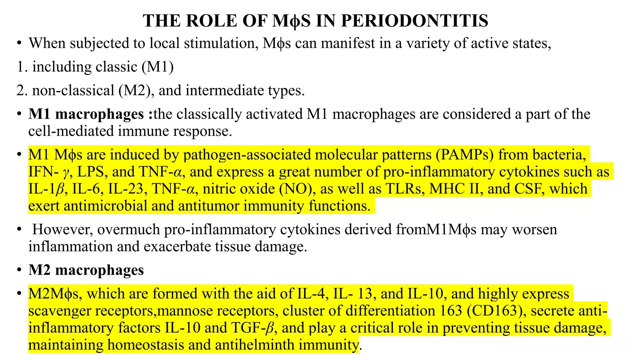 THE ROLE OF MACROPHAGE IN PERIODONTICS.pptx