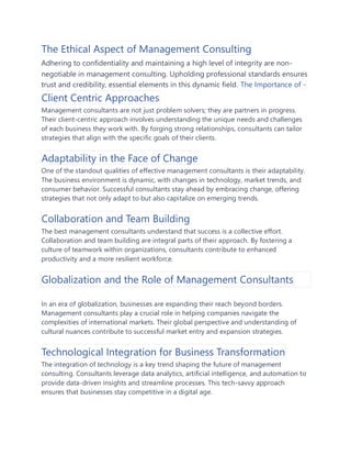 (The Role of Management Consultants.pdf) | PDF | Management Consulting ...