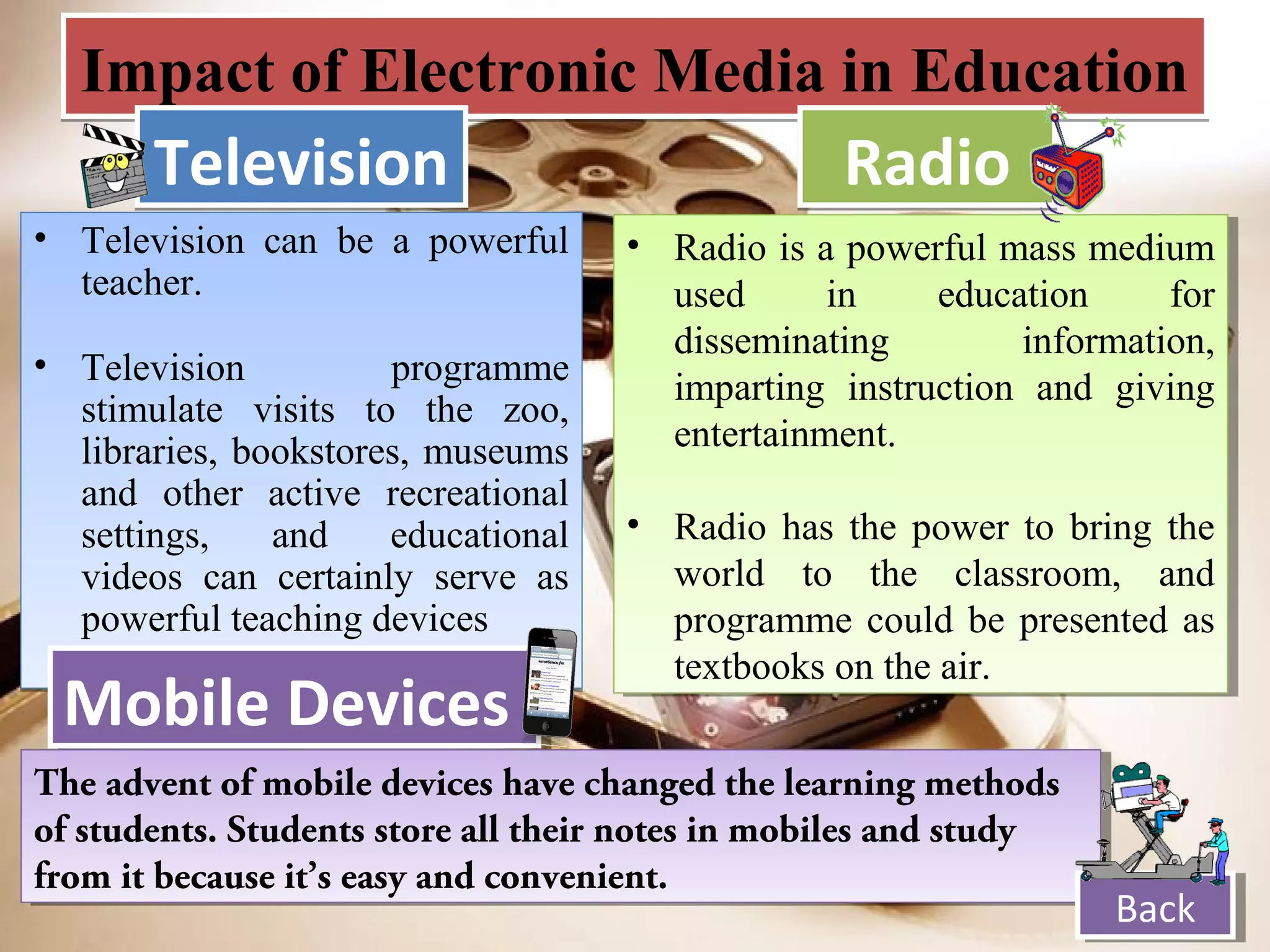 The Role of Mass Media in Education | PPT