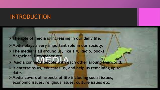 The role of media | PPT