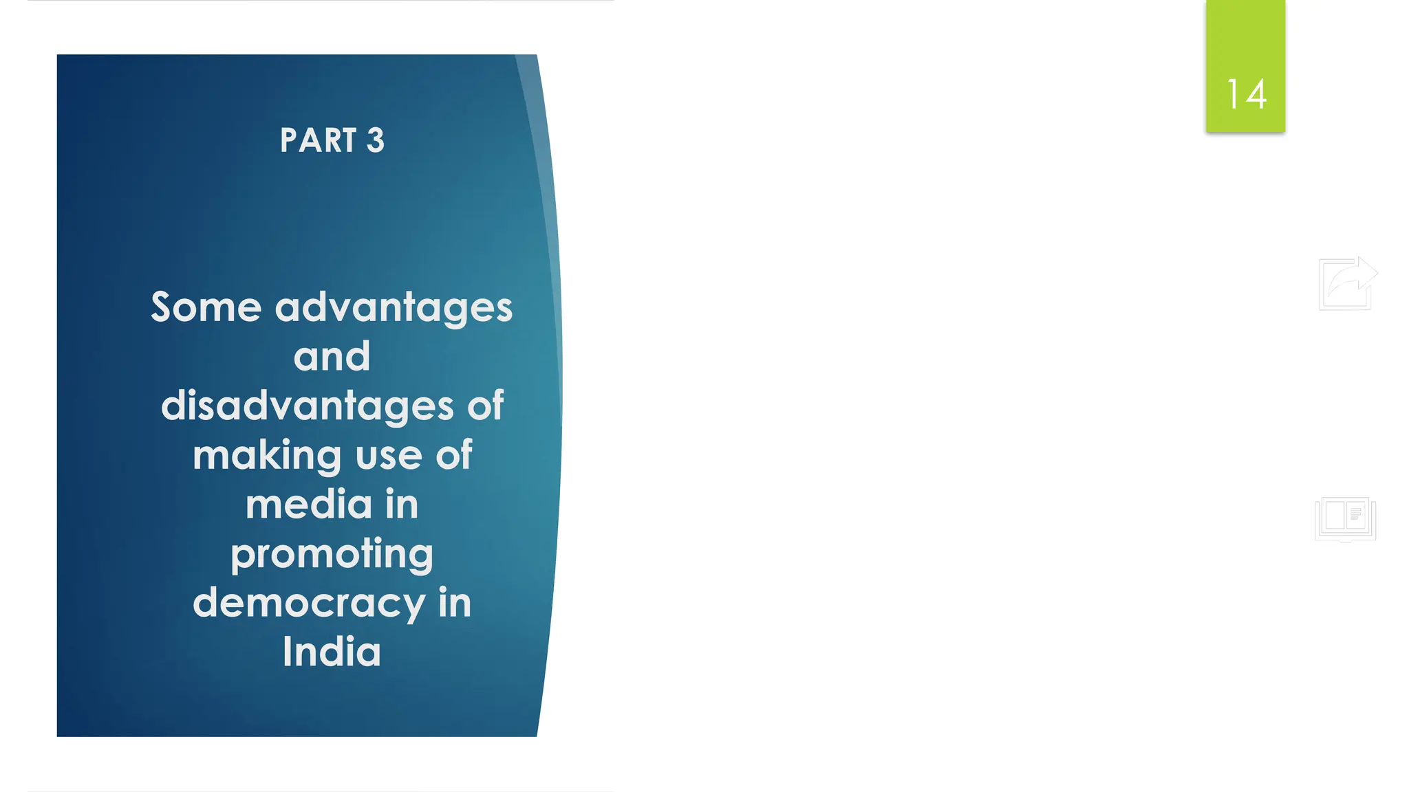 The role of media in promoting democracy in India ppt.pptx