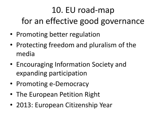 The Role Of Media On Good Governance - Maria Baroni | PPTX | Civic ...