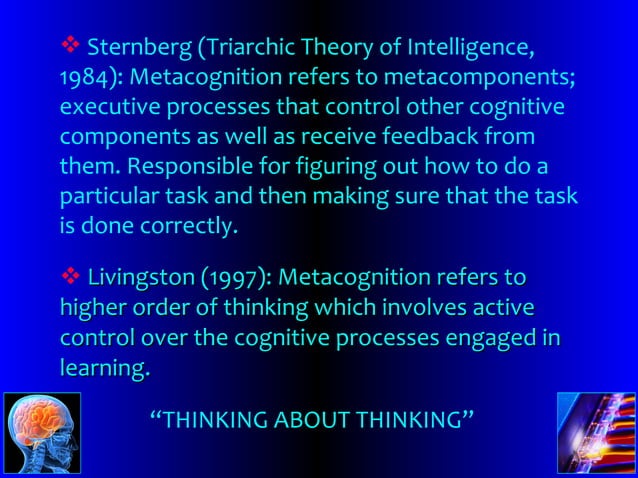 The Role Of Metacognitive Knowledge In The Processing Ppt