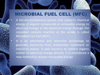 THE ROLE OF MICROBES IN ALTERNATE ENERGY GENERATION.pptx