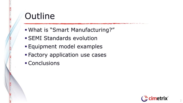 The Role of Models in Semiconductor Smart Manufacturing | PPTX ...