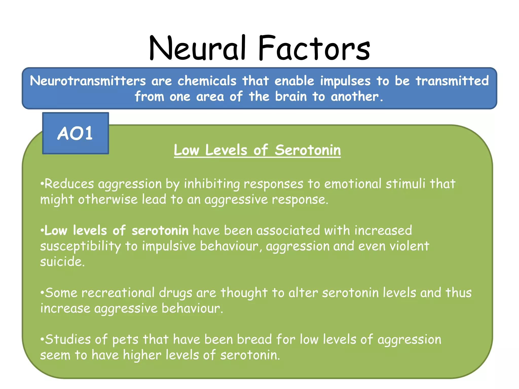 The role of neural and hormonal factors in aggression | PDF