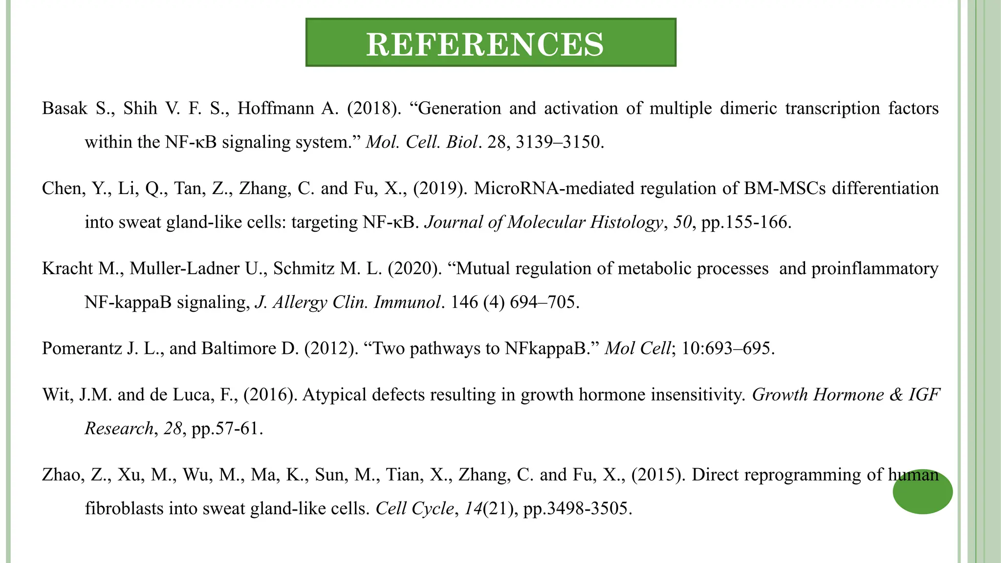 THE ROLE OF NF-κB SIGNALING PATHWAYS IN DEVELOPMENTAL PROCESSES.ppt