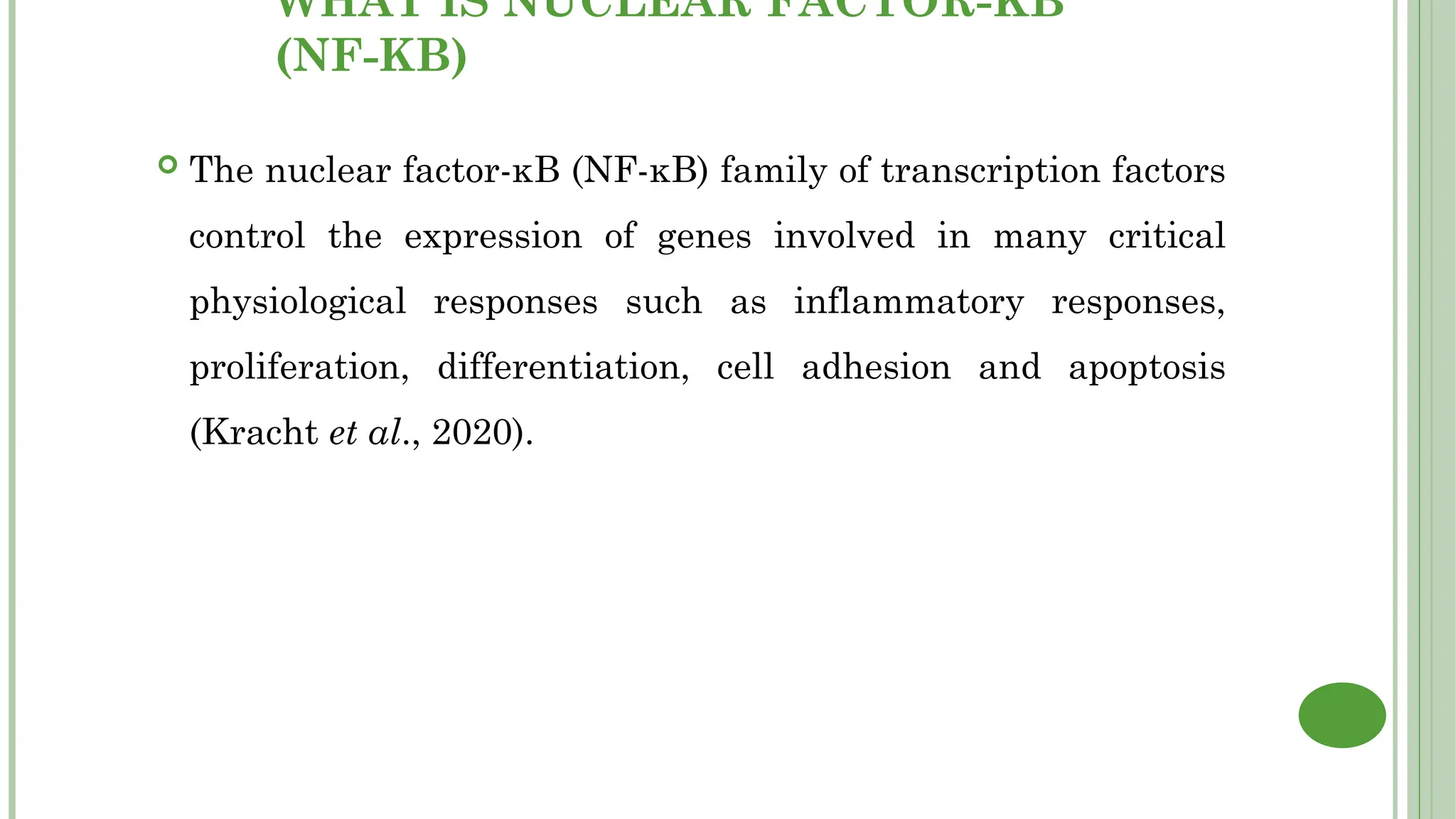 THE ROLE OF NF-κB SIGNALING PATHWAYS IN DEVELOPMENTAL PROCESSES.ppt