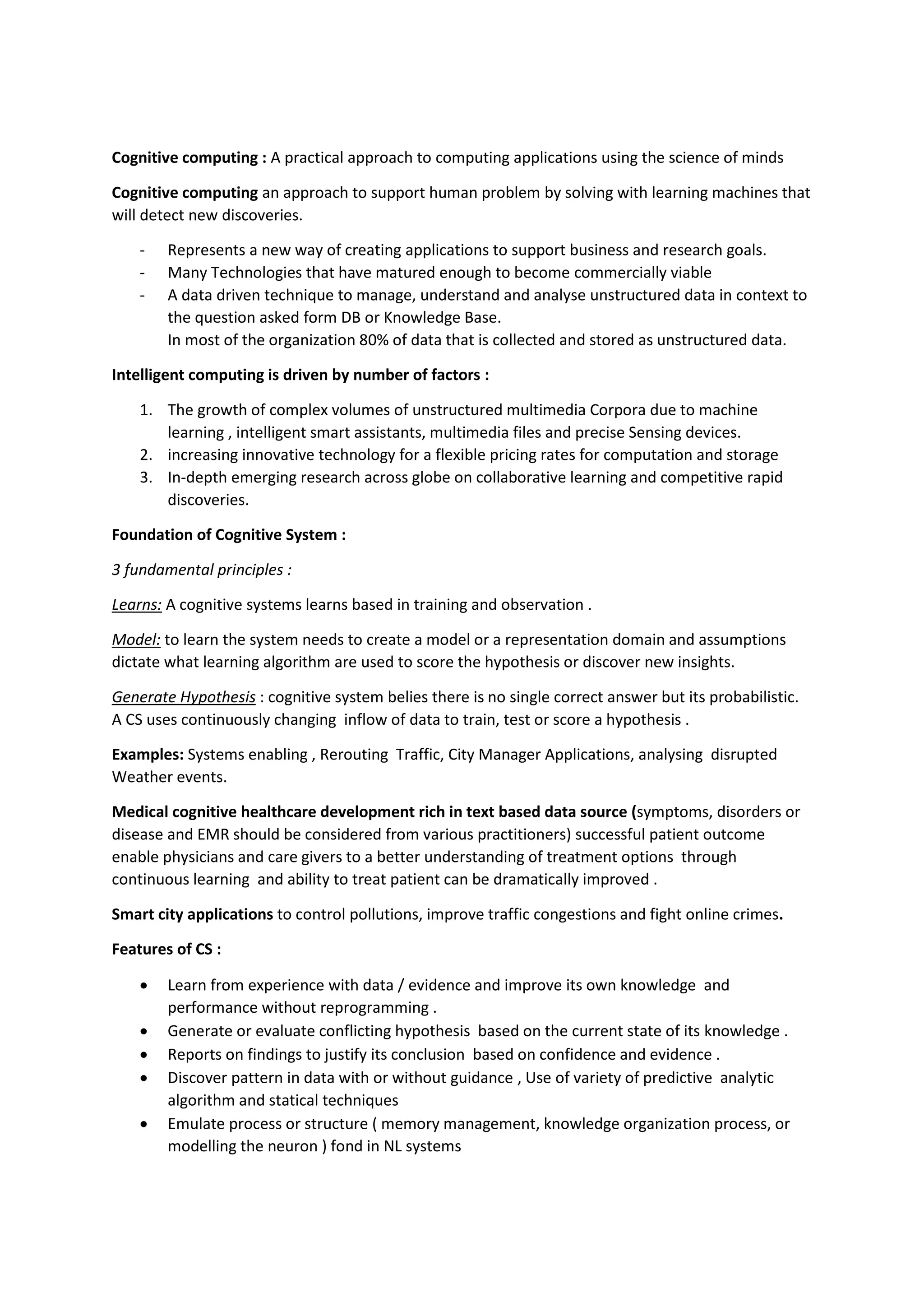 The role of NLP & ML in Cognitive System by Sunantha Krishnan | PDF