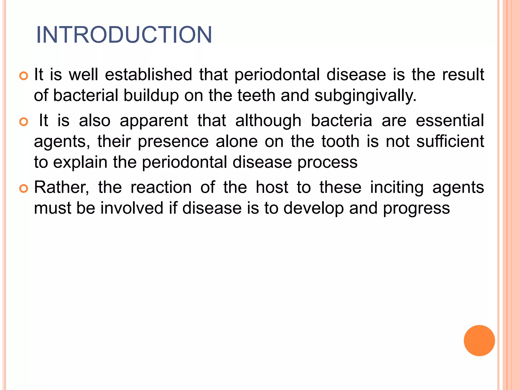 The role of NSAIDs in periodontal disease progression | PPTX