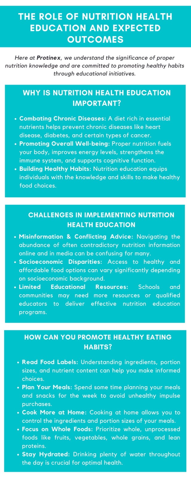 The Role of Nutrition Health Education and Expected Outcomes | PDF