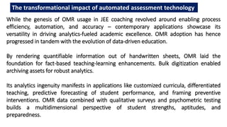 The Role of OMR Sheets in JEE Coaching Institute Analytics.pdf
