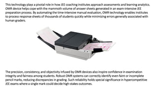 The Role of OMR Sheets in JEE Coaching Institute Analytics.pdf