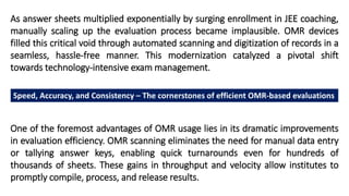 The Role of OMR Sheets in JEE Coaching Institute Analytics.pdf