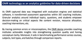 The Role of OMR Sheets in JEE Coaching Institute Analytics.pdf