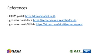 geoserver-rest in Web-GIS | PPT
