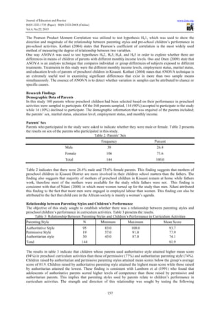 The role of parenting styles in enhancing or hindering children’s ...