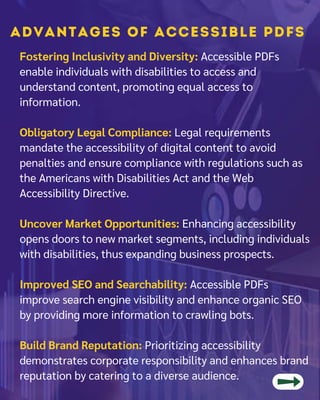 The Role of PDF Accessibility Services Advantages and Best Practices | PDF