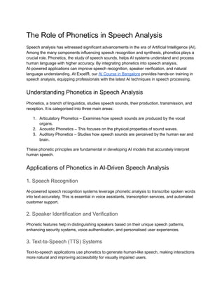 The Role of Phonetics in Speech Analysis.pdf