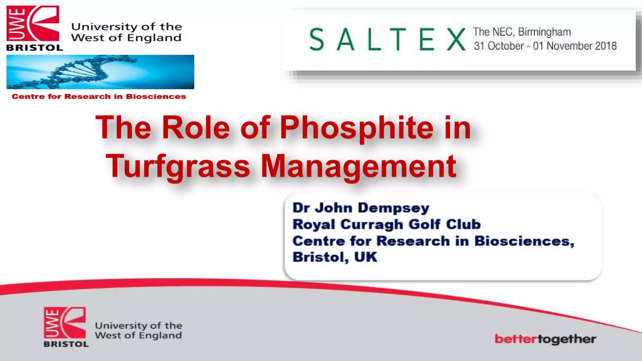 The role of phosphite in turfgrass management saltex | PPTX